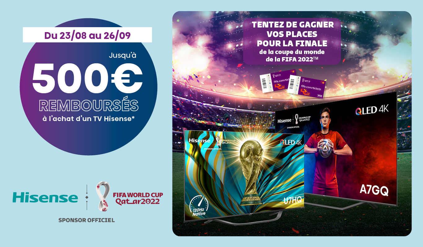 Accueil - HISENSE - Offres de remboursement et jeux concours