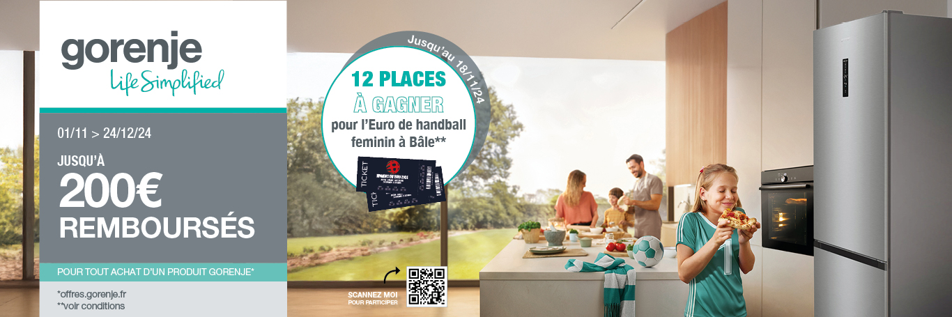 Accueil - GORENJE ELECTROMENAGER